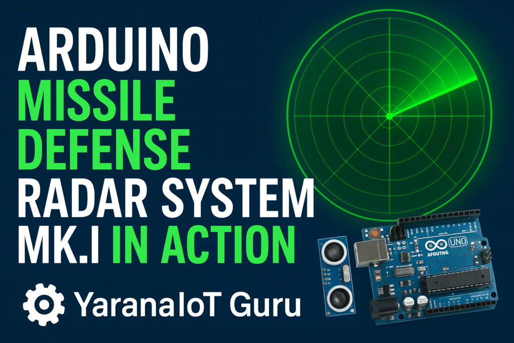 Arduino Missile Defense Radar System Mk.I in ACTION